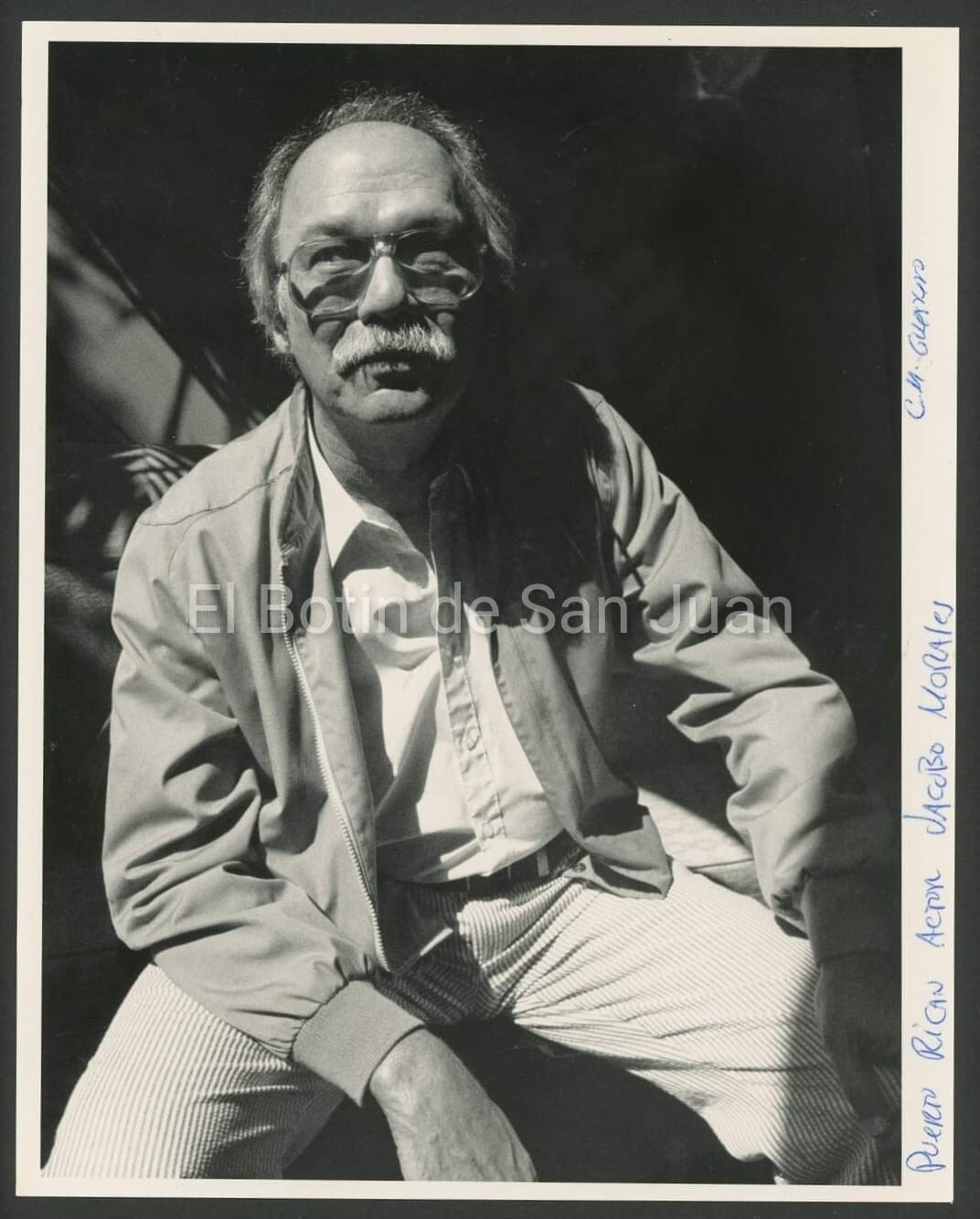 VINTAGE PRESS PHOTO / ACTOR - JACOBO MORALES / PUERTO RICO 1980's #1 | eBay