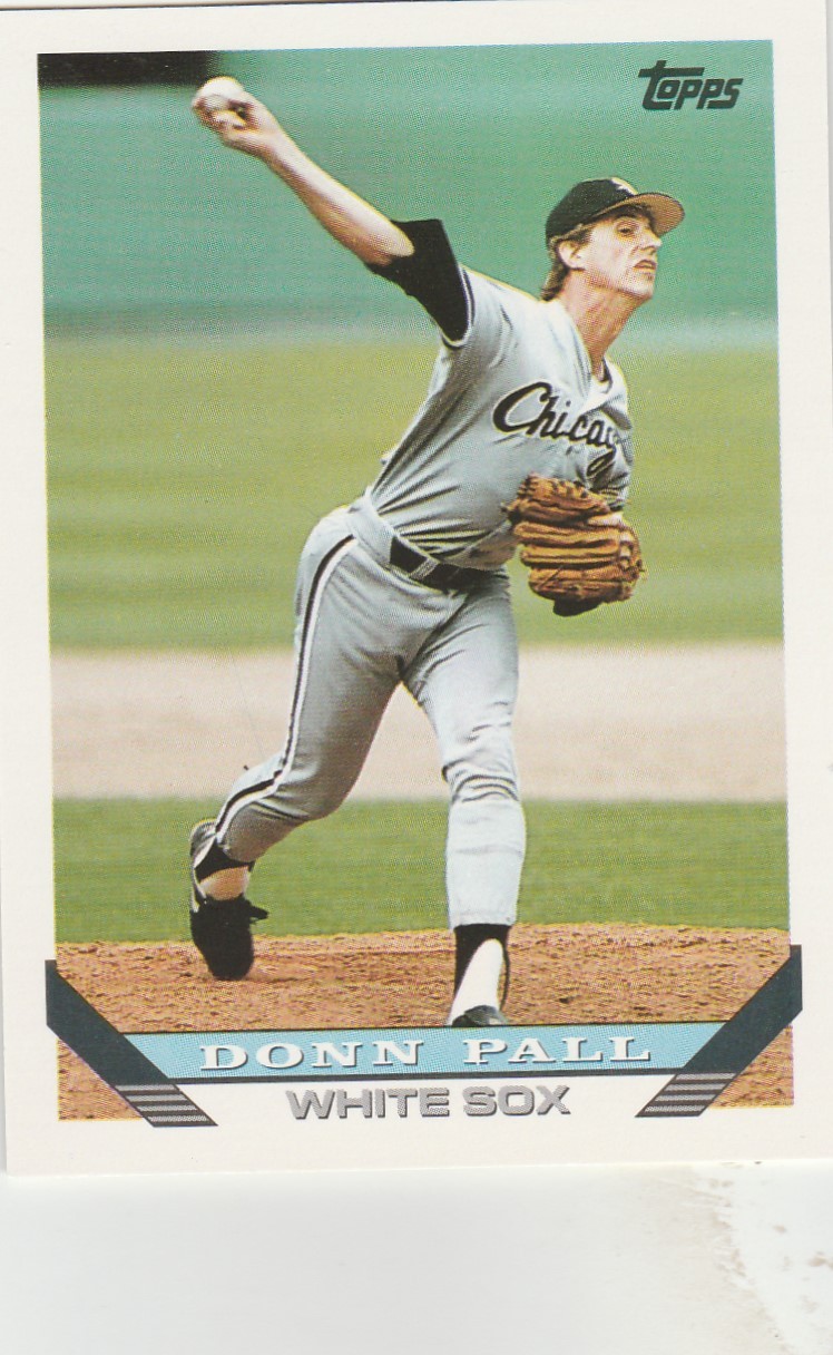 FREE SHIPPING-MINT-1993 Topps #707 Donn Pall Chicago White Sox Baseball ...