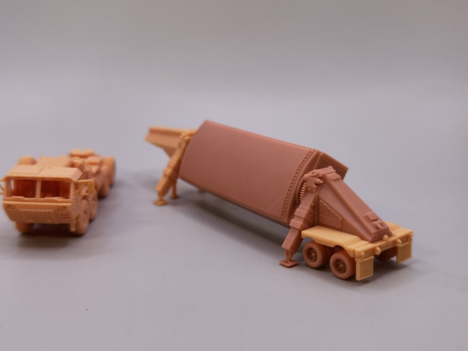 unassembled 1/144/87/72 U.S. Army's THAAD radar system printed model ...