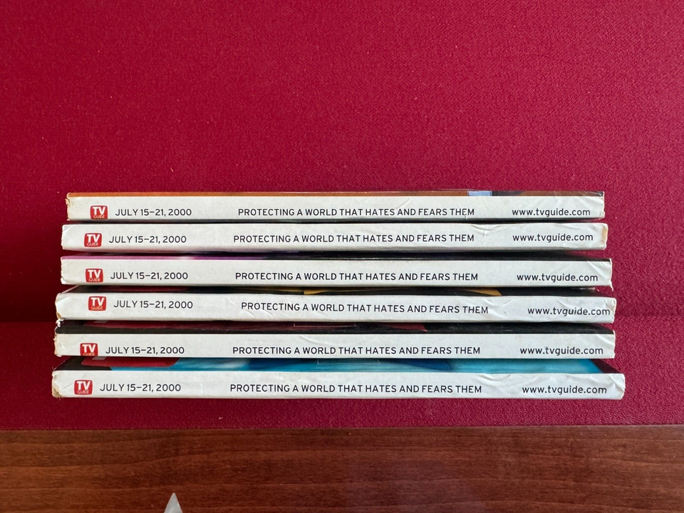 2000, X-MEN, "TV Guide" (Set of 6 Covers) No Labels | eBay