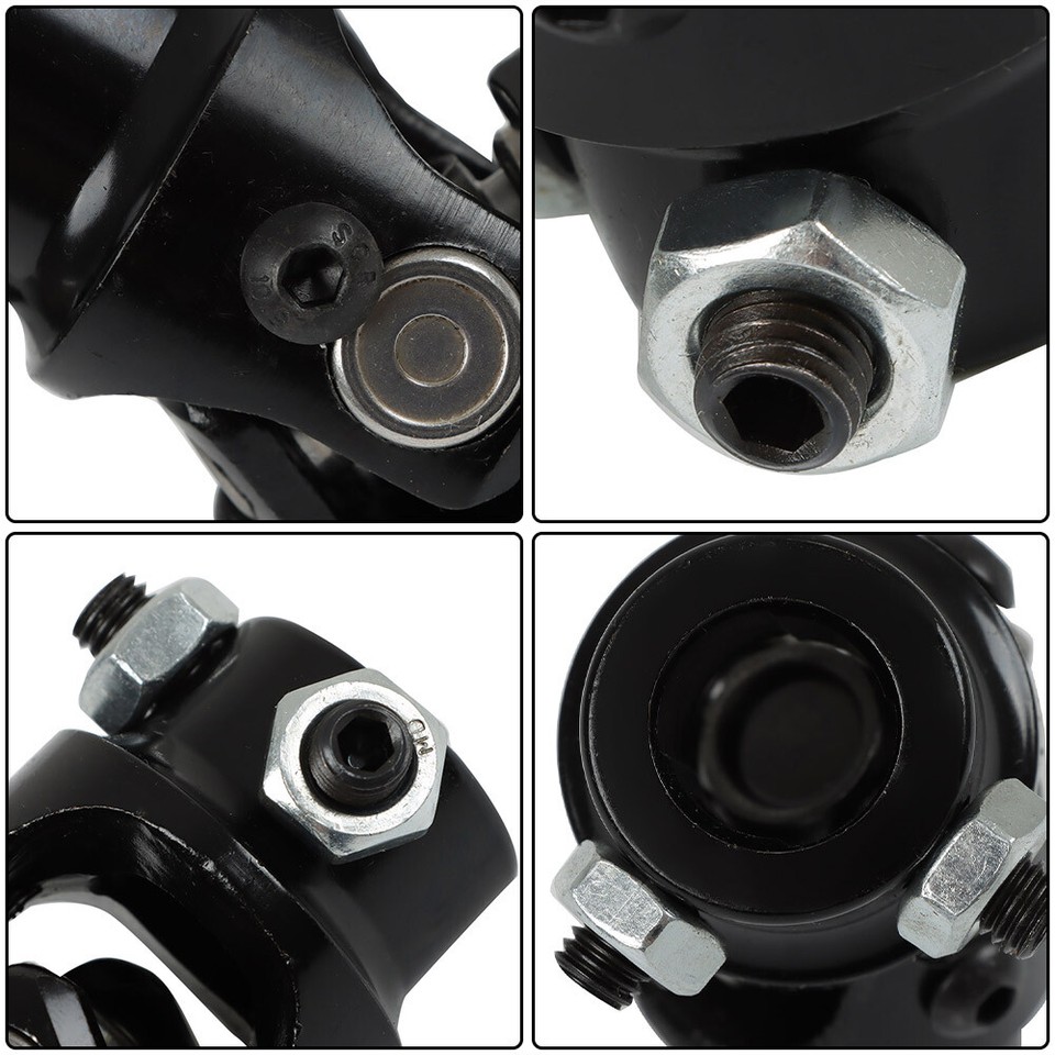 Chrome Stainless Steel Single Universal Steering U-Joint Shaft 3/4" DD X 3/4" DD | eBay