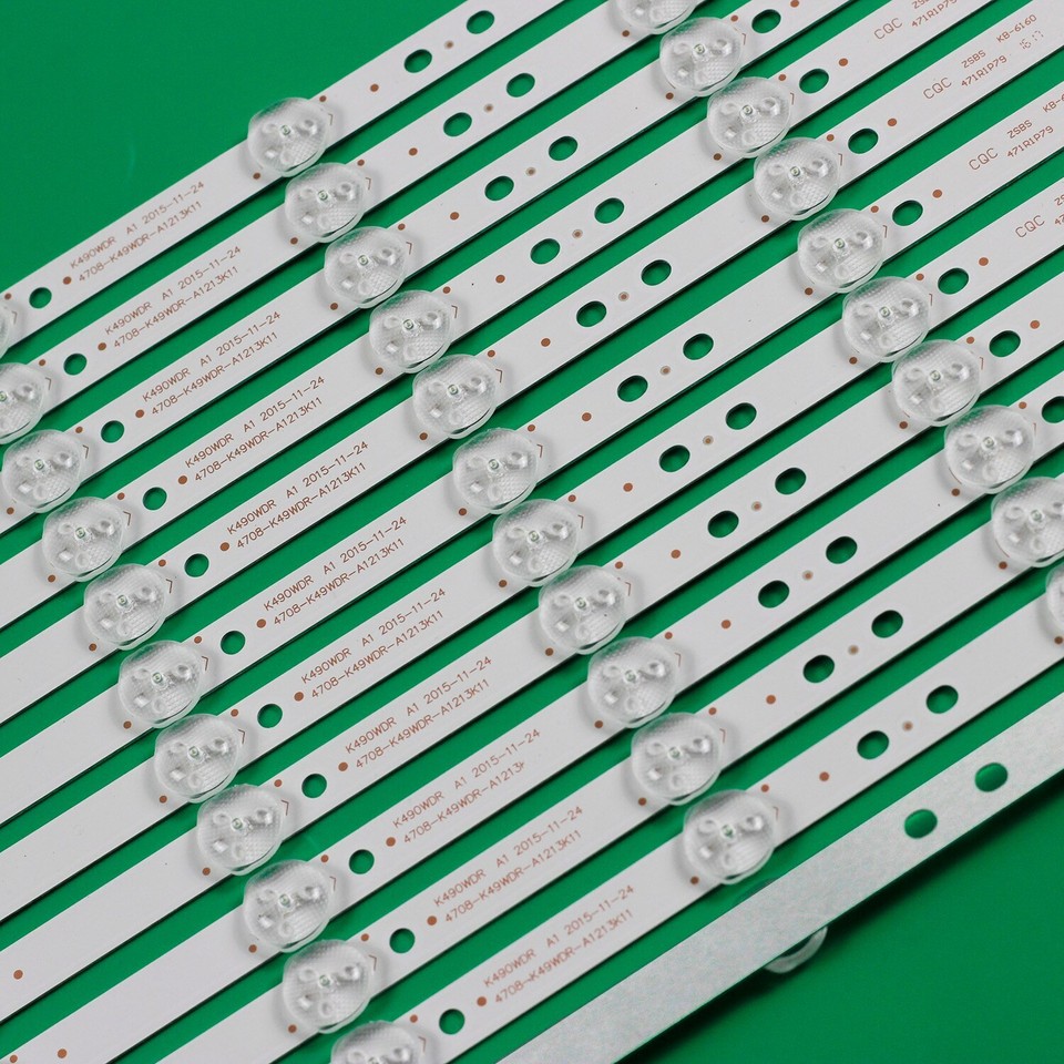 New set LED Strips Lamp Bars For Toshiba 49L621U 49L621 4708-K49WDR ...