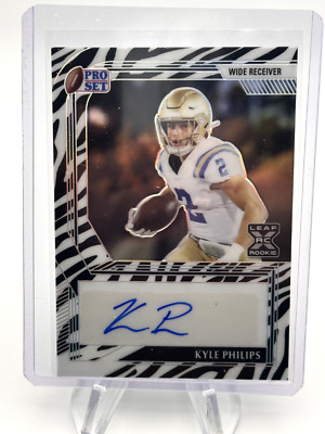 KYLE PHILLIPS 2023 LEAF PRO SET CHROME AUTOGRAPH ZEBRA /5 | eBay