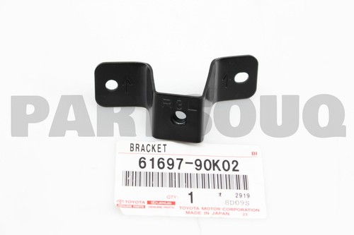 6169790K02 Genuine Toyota BRACKET, REAR WHEEL OPENING, NO.3 61697-90K02 ...
