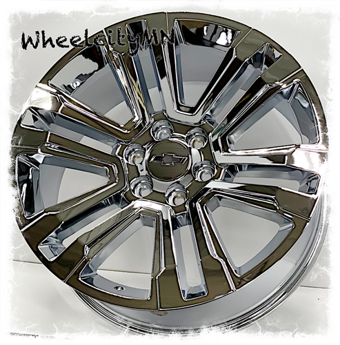 22" chrome OE replica 23217243 wheels fits 2023 Chevy Tahoe Suburban ...