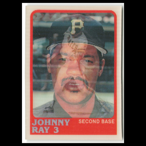Johnny Ray #186 1988 Sportflics Pittsburgh Pirates Baseball Card MLB NM ...