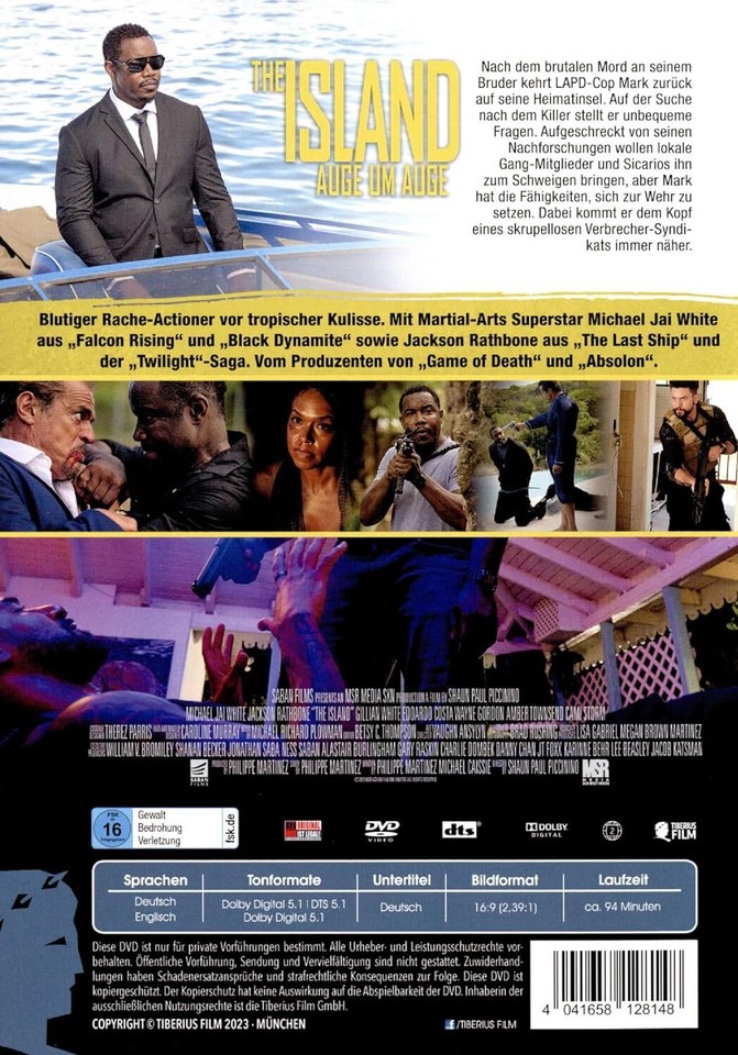 The Island - Auge um Auge (DVD) White Michael Jai Rathbone Jackson ...