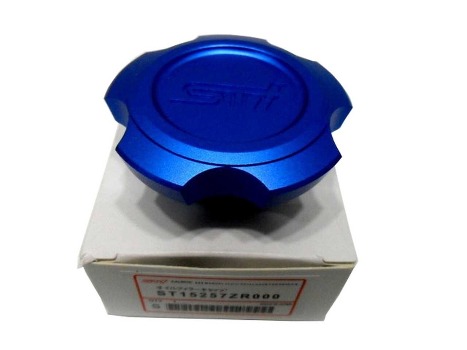 JDM Blue Racing Oil Fuel Filler Cap Aluminum for Subaru WRX STi GC GG ...