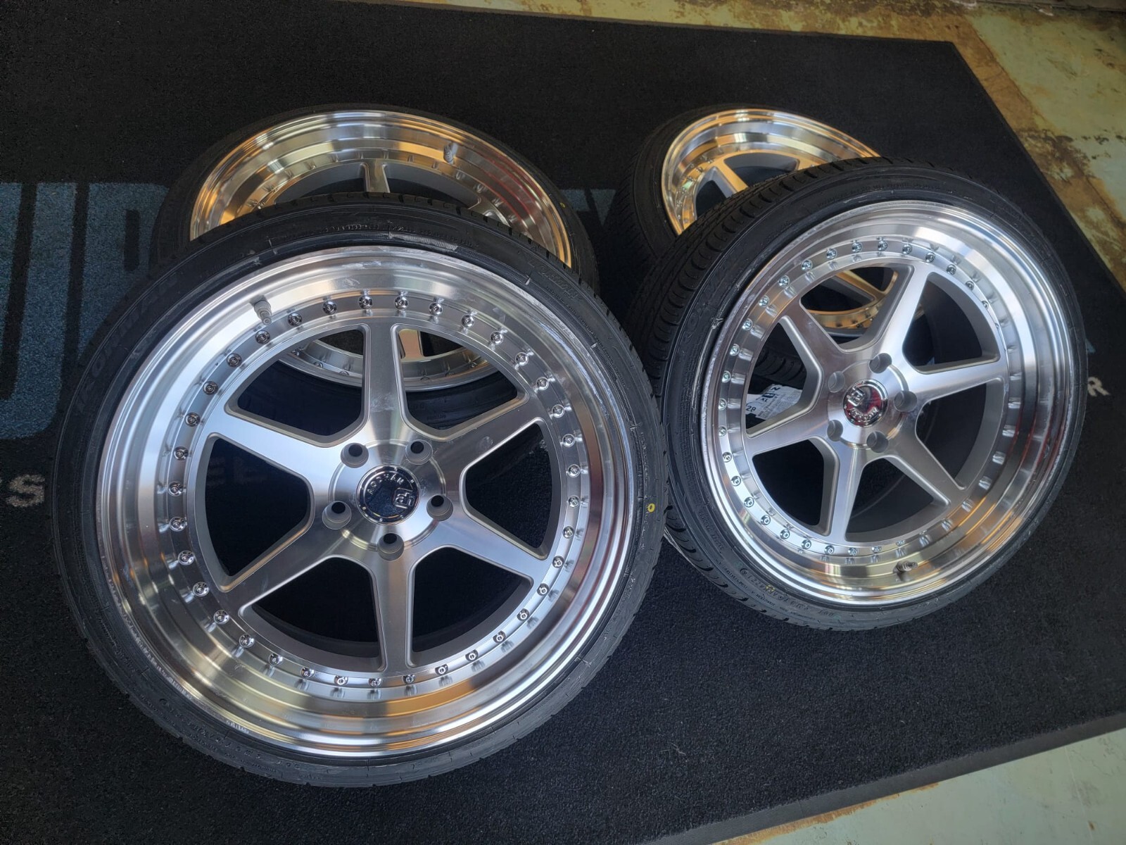 19 Inch 19x9.5 Aodhan DS09 Rims BP:5x114.3 Tire:235/35ZR Toyota Camry ...