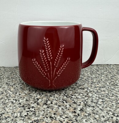 David's Davids Tea Latte Mug Ceramic Cup Maple Red Wheat 24oz DAVIDsTEA ...
