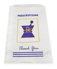 500 Pack Kraft Paper Prescription RX Pharmacy Bags Drug Store Container ...