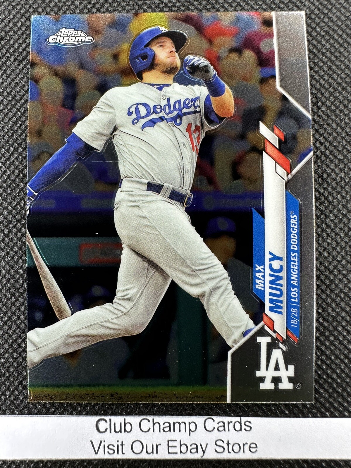 2020 #13 Max Muncy Topps Chrome Baseball Los Angeles Dodgers | eBay