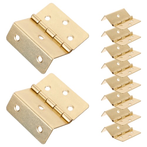 10 Pcs Three-fold Hinge Wardrobe Hinges Furniture Equipment Cabinet | eBay