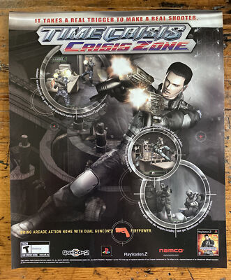 Time Crisis Crisis Zone 2004 Vintage Game Print Ad Poster Art Official ...