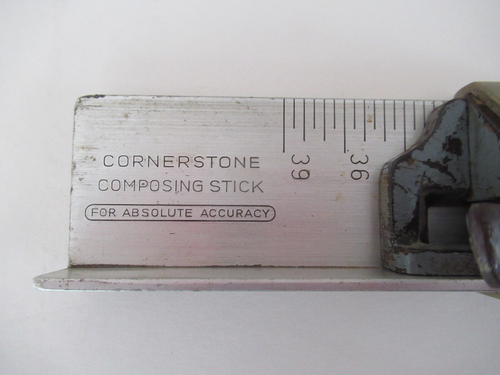 Cornerstone Vintage Letterpress Composing Stick | eBay