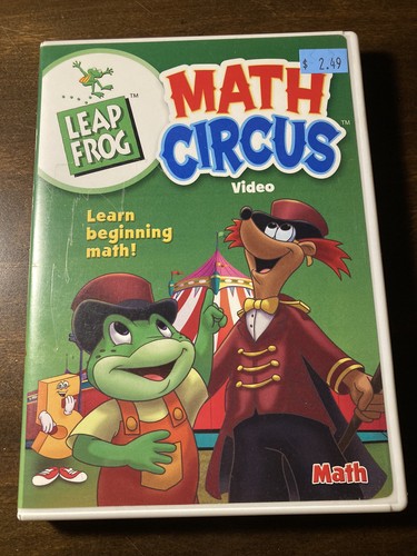LeapFrog: Math Circus - DVD 2004 Learn Beginning Math - Leap, Lily, Tad ...