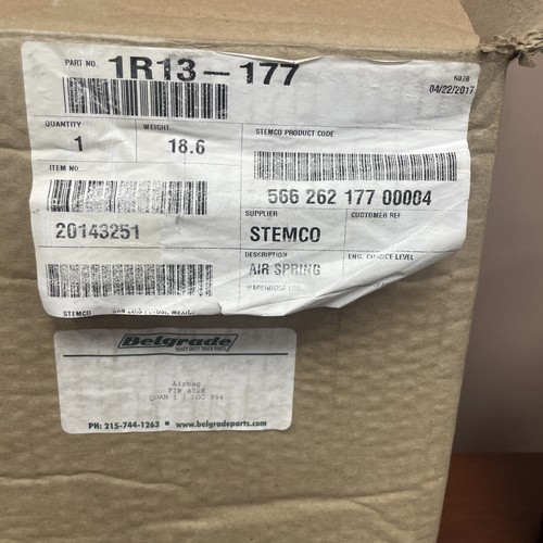 Hendrickson Stemco Goodyear 1R13-177 Air Suspension Spring Bag 1PC NEW ...