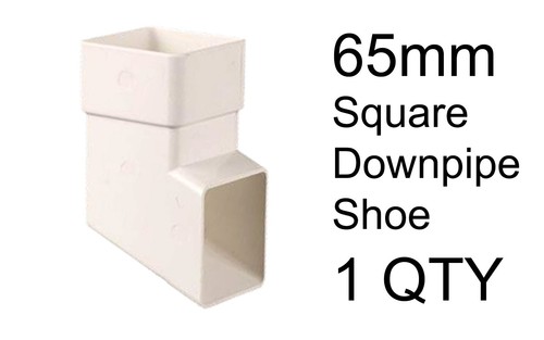 65mm Square Gutter Downpipe Shoe 114mm Guttering Brett Martin BR516 ...