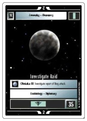 Star Trek: Investigate Raid [White Border Alpha] [Moderately Played] 1E ...