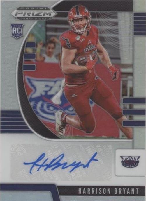 2020 Panini Prizm Draft Picks - Draft Picks Rookies Harrison Bryant #176 Silver Prizm Autographs ...
