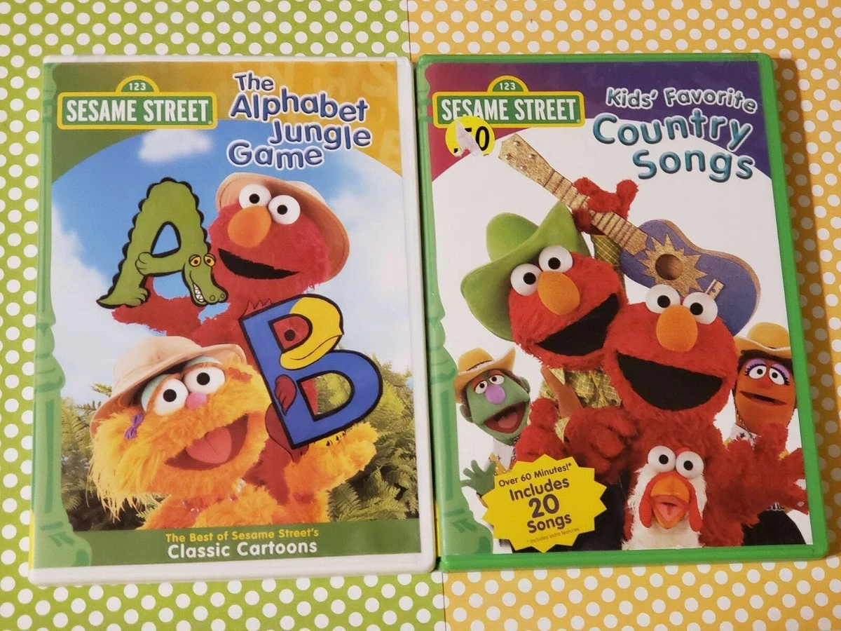 Sesame Street The Alphabet Jungle Game Dvd