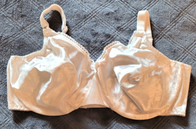 36D Vintage Playtex Cross Your Heart Satin Full Coverage Underwire Bra ...