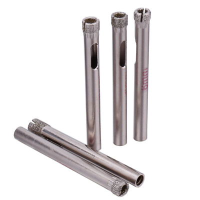 10Pcs 1/4" inch Diamond Drill Bit Hole Saw Drilling Hole for Marble ...