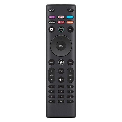 Genuine VIZIO TV Remote Control w/ HBO Max/Netflix/Prime - Black ...