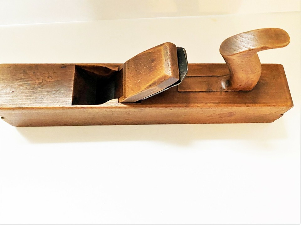Antique Woodworking Plane Large Wood Block Plane Greenfield Mass 1851 ...