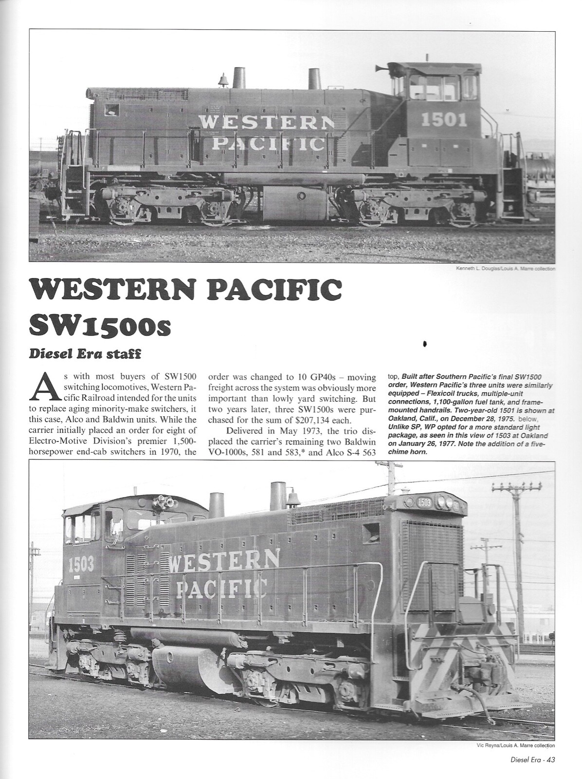 Diesel Era V16 5 LS&I SW7 Southern Railway EMD GP38-2 WP Western ...