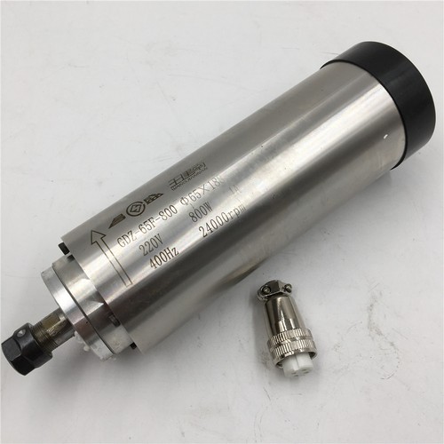 800W Air Cooled ER11 Spindle Motor 4Bearing 24000rpm For CNC ...