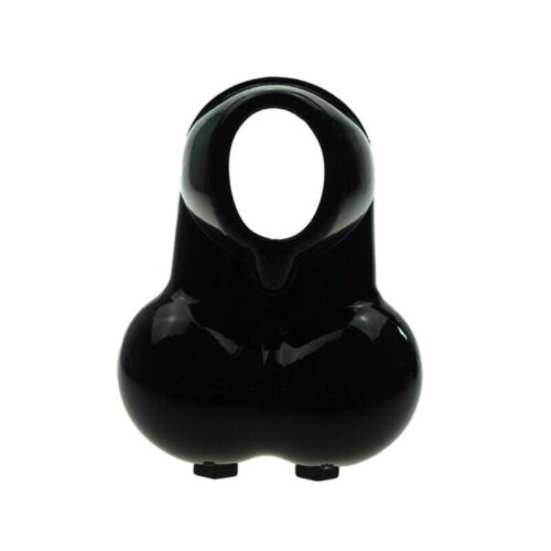 Male-Ball-Scrotum-Testicle Squeeze Rings Cage Soft Stretcher CBT ...
