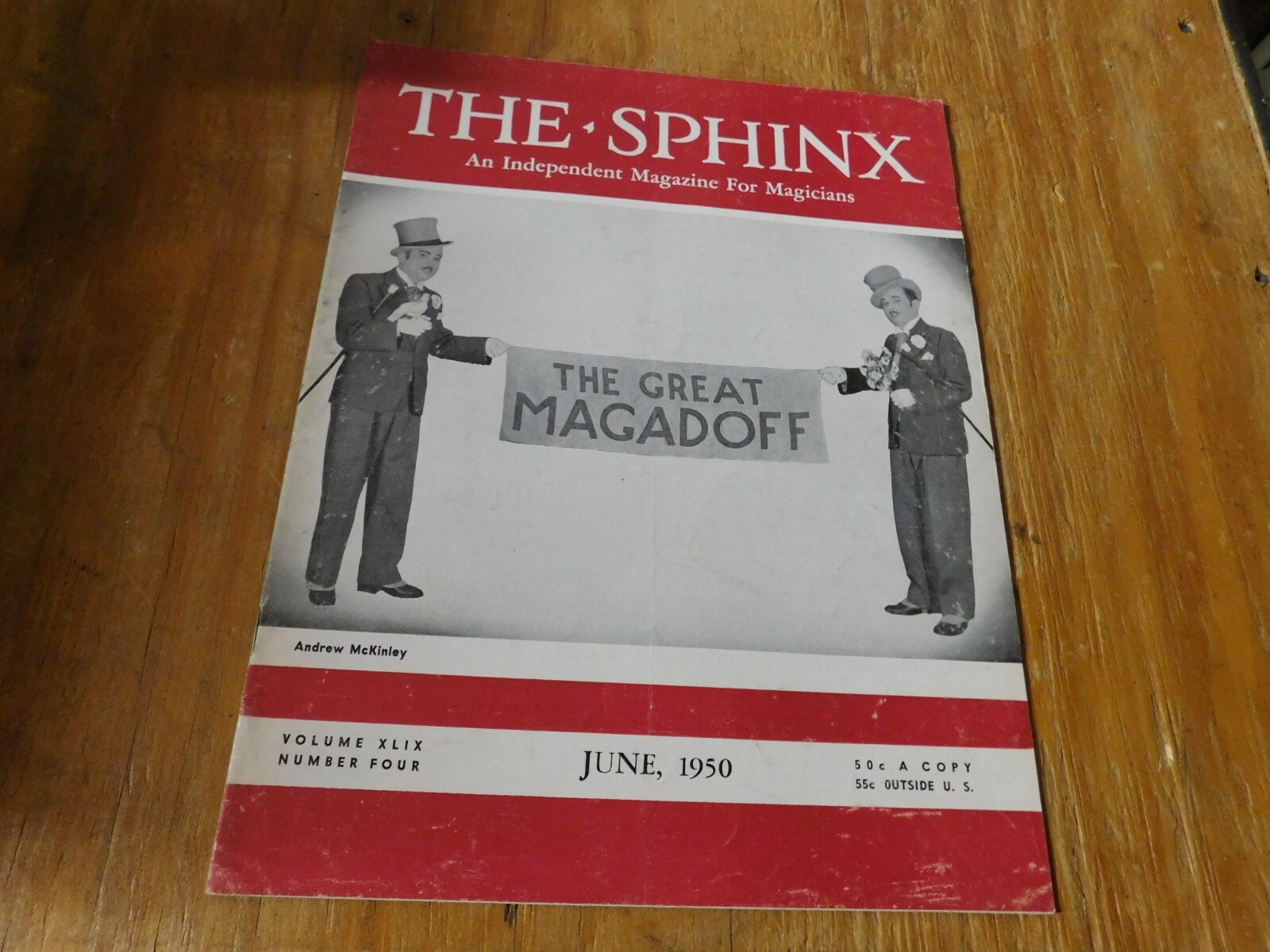 The Sphinx Magic Magicians Magazine June 1950 The Great Magadoff | eBay