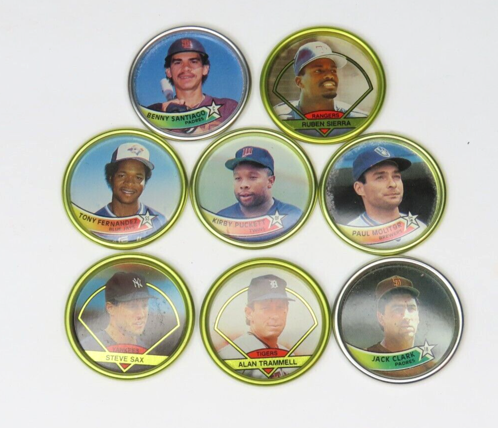 1989 1990 Topps Baseball Coin Lot Of 8 | eBay