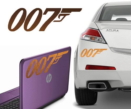 007 JAMES BOND, Autocollant En Vinyle Agent + | eBay