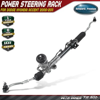 Power Steering Rack & Pinion Assembly for Dodge Hyundai Accent 2006 ...