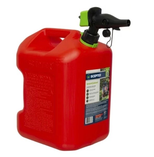 Scepter 5 Gallon Gas Can SmartControl Enhance Fuel Gasoline Container ...