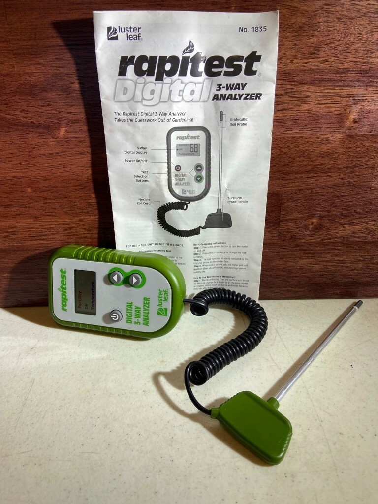 Electronic Soil Tester Rapitest 4 Way 4 In 1 Soil Moisture Meter