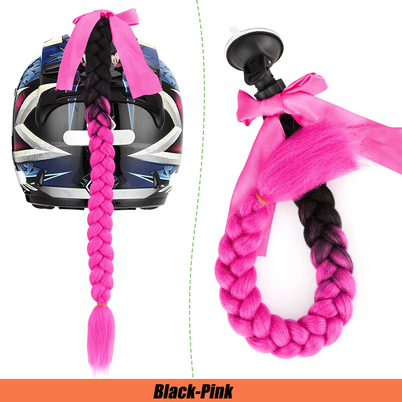 Motorcycles Bike Girl Ramp Helmet Braid Ponytail Hair Pigtail Braiding ...