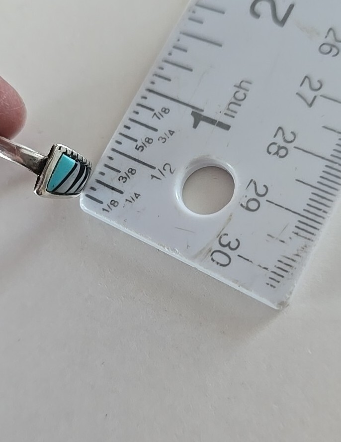 Native American Sadie Calvin Ring Inlaid 925 MOP Onyx Turquoise Coral ...