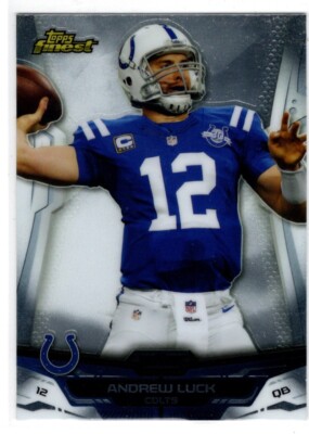 ANDREW LUCK COLTS 2014 TOPPS FINEST #75 | eBay