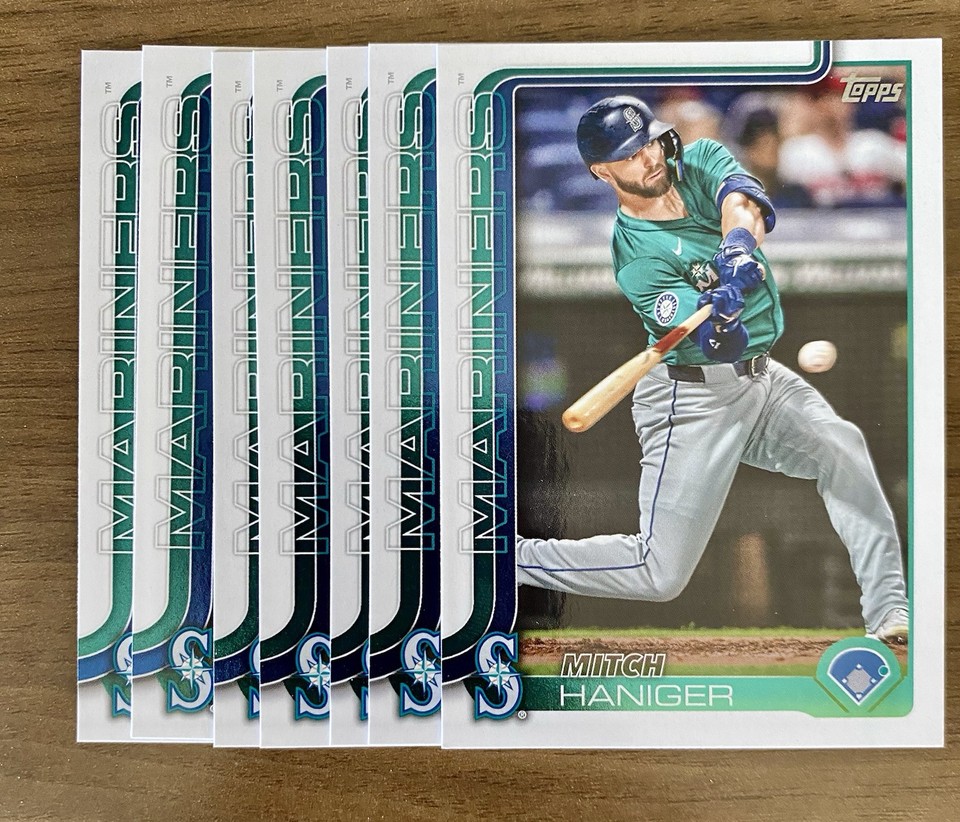 2025 Topps Series 1 Lot (7) #15 Mitch Haniger, Seattle Mariners | eBay
