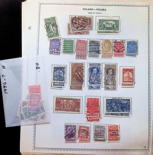 Poland Collection On Minkus Album Pages 1932-1939 Near Complete | eBay