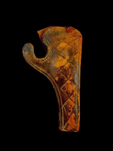 ANTIQUE Herman H Heiser holster 5" Colt Peacemaker Lightning Thunderer ...