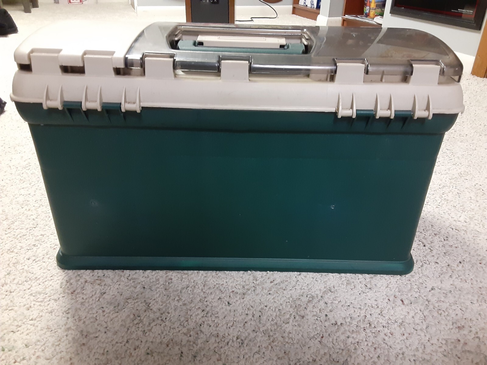 Plano 737 Tackle Box Multi Compartments Spinner Bait Section Without ...