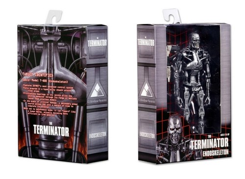 7" Terminator Classic T-800 Silver Endoskeleton PVC Action Figures Toy ...
