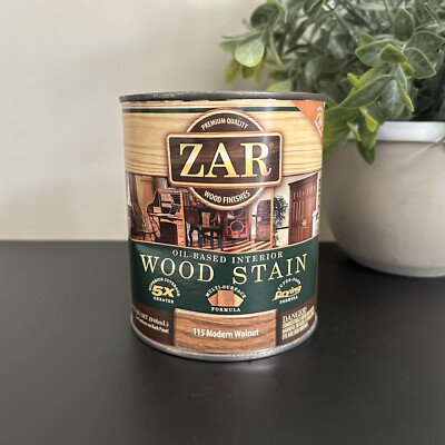 ZAR Quart 115 MODERN WALNUT Oil Based Interior Wood Stain 11512 18E14 ...