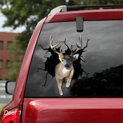 LARGE-SIZED CAR DECALS - DEER - 2 CHOICES | eBay