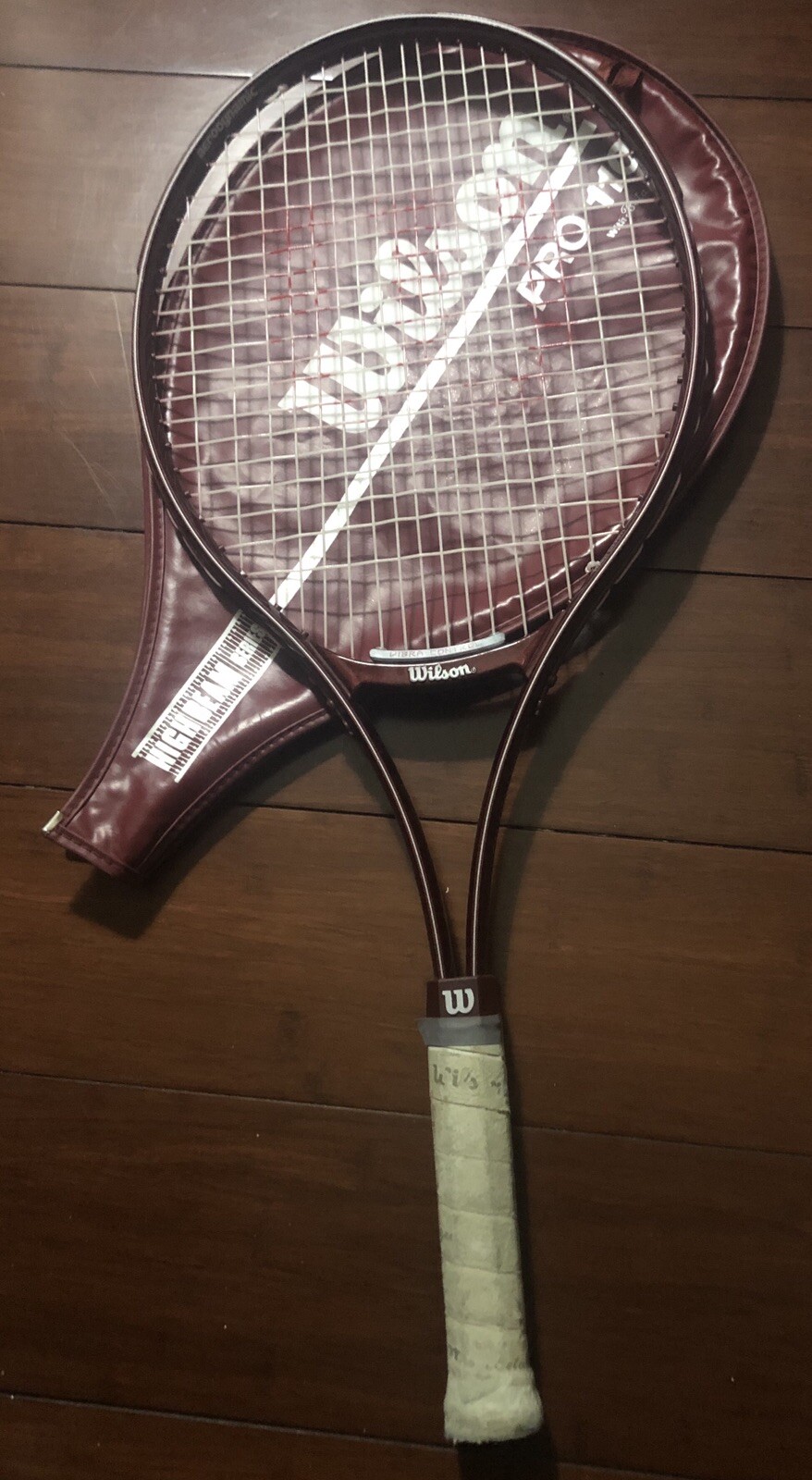 Wilson Pro 110 Tennis Racquet 4 1/4 w/ Cover Racket Vibra Control Beta ...