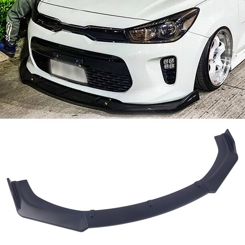 Black Front Bumper Lip Spoiler Splitter Body Kit Protector For Kia Rio ...